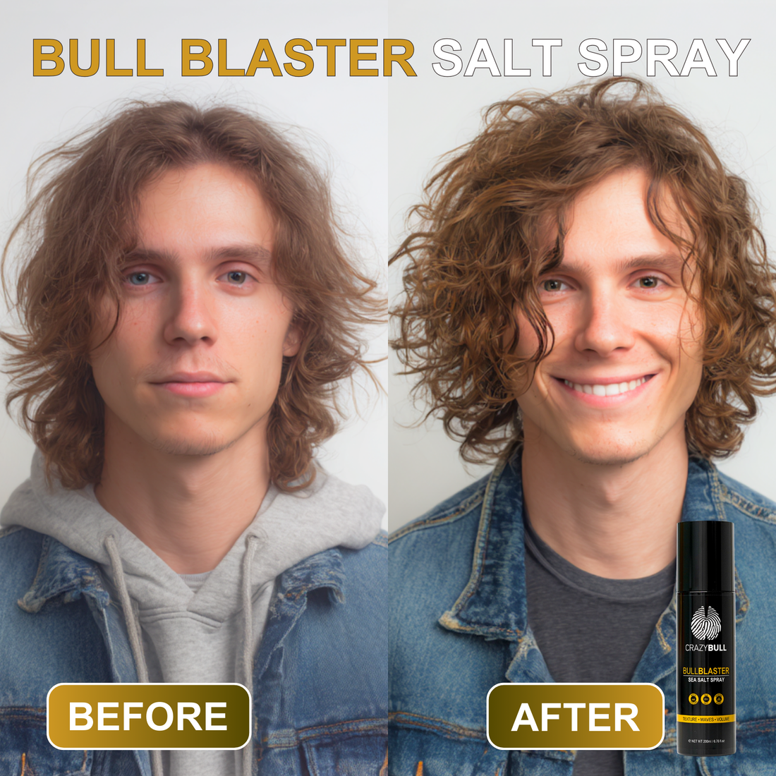 Crazy Bull | Bull Blaster Sea Salt Spray – Crazy Bull Hair UK